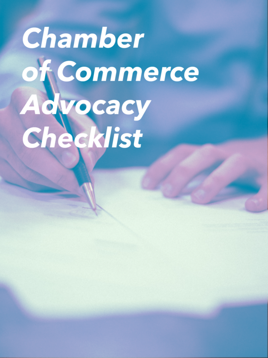 Chamber of Commerce Checklist